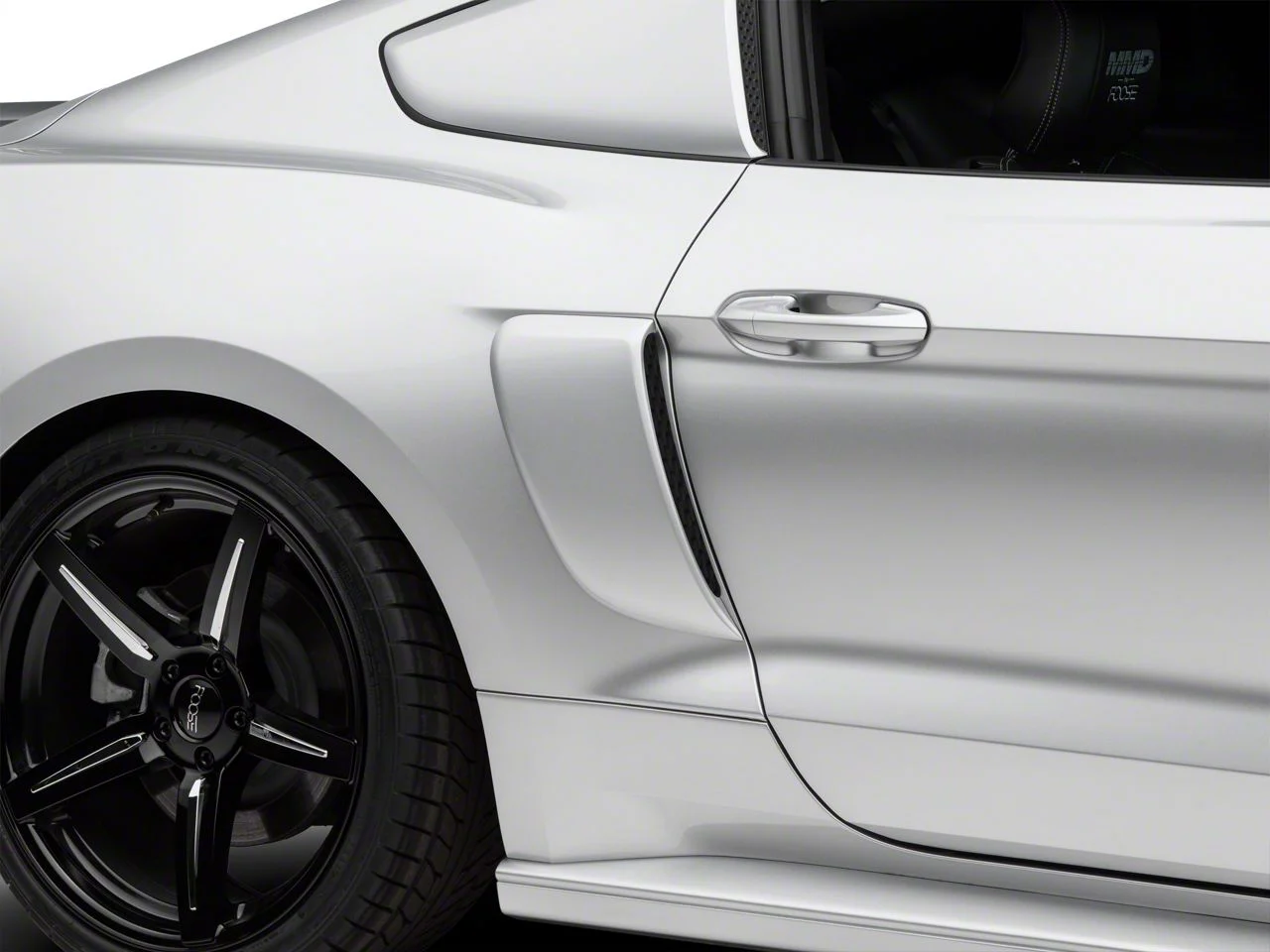 MMD By FOOSE Classic Side Scoops; Unpainted (15-23 Mustang ...