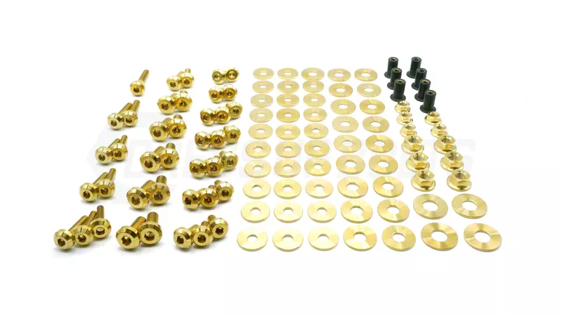 Stage 2 Titanium Hardware Engine Bay Kit; Gold (15-23 Charger ...